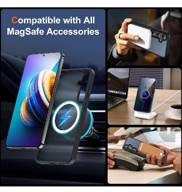 SAMSUNG GALAXY S24 PREMIUM MAGSAFE CASE TRANSLUCENT BLACK | MEIFIGNO – ZEEK