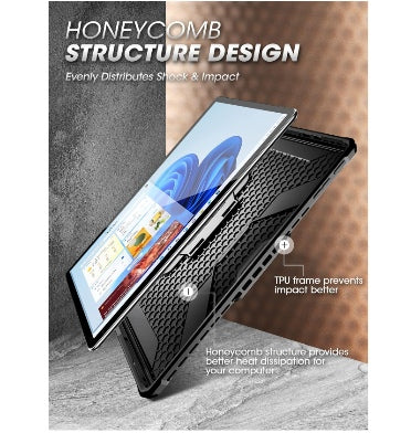 MICROSOFT SURFACE PRO 11 FULL-BODY KICKSTAND RUGGED PROTECTIVE CASE BL ...