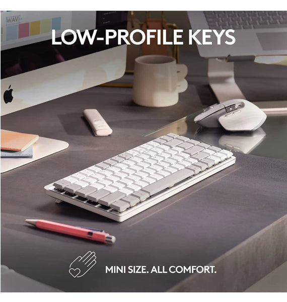 LOGITECH MX MECHANICAL MINI WIRELESS KEYBOARD TACTILE/QUIET MAC EDITIO ...
