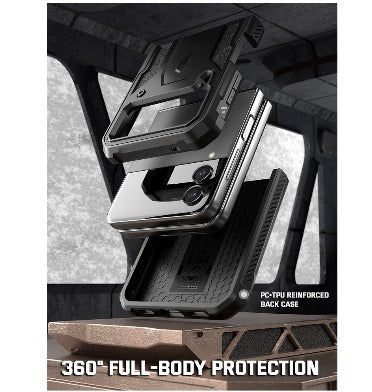 SAMSUNG GALAXY Z FLIP 4 PREMIUM FULL-BODY RUGGED SPARTAN SERIES CASE M ...